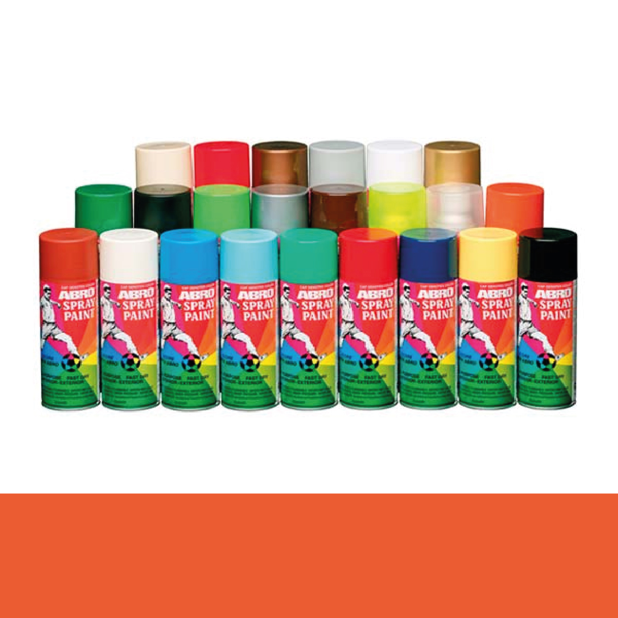 SPRAY NARANJA 65 ABRO – Megahierro